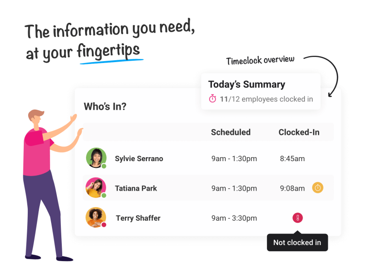 Employee Time Clock App For Accurate Payroll | Shiftie