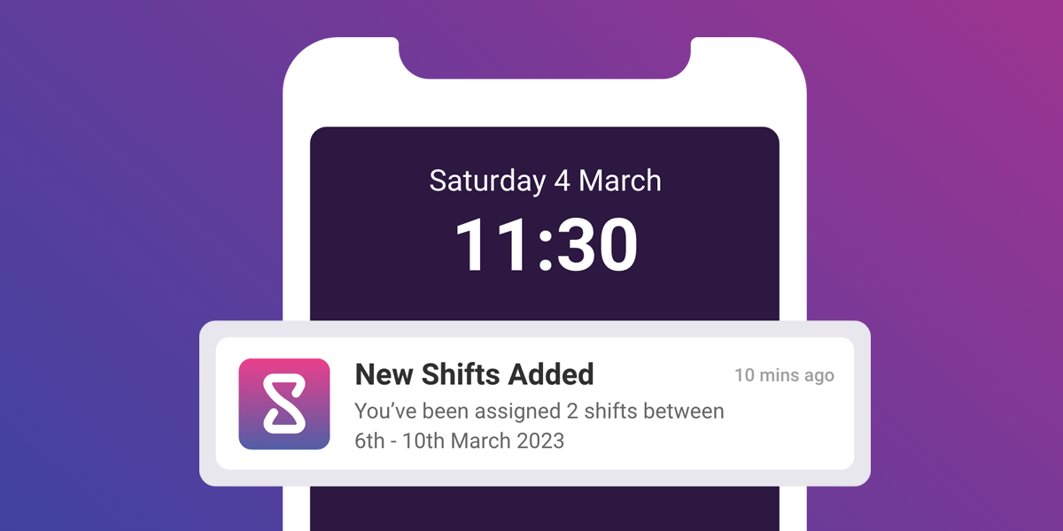 Introducing SMS Notifications - Shift Scheduling Software - Shiftie