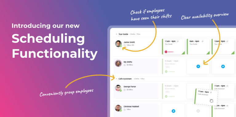 Introducing Our New Scheduling Functionality - Shiftie